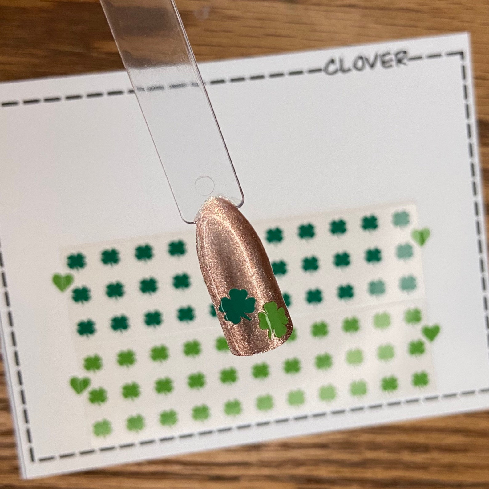 Clover Nail Art Decals/ Self Adhesive Nail Sticker/ Bullet Journal ...