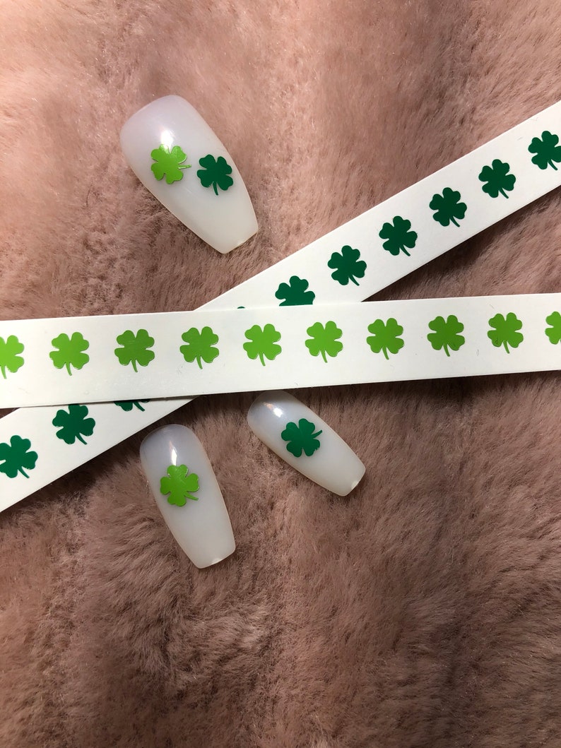 Clover Nail Art Decals/ Self Adhesive Nail Sticker/ Bullet Journal ...