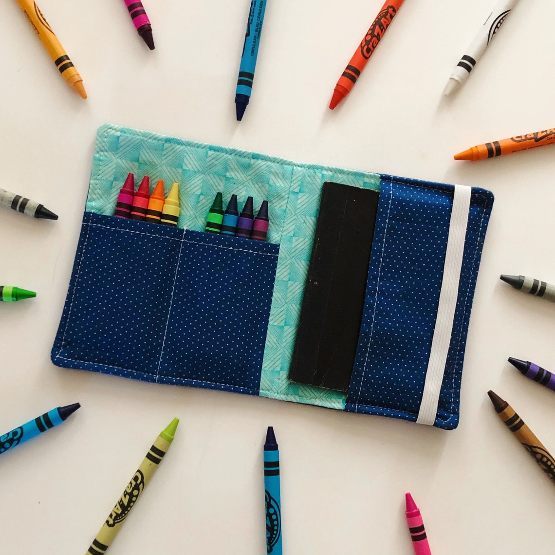 Crayon Pouch Sewing Pattern | PDF Download + Cricut Cut File | DIY ...