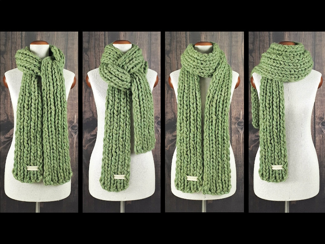 Green Alpaca Wool Winter Scarf,chunky Alpaca Scarves,oversized Chunky ...