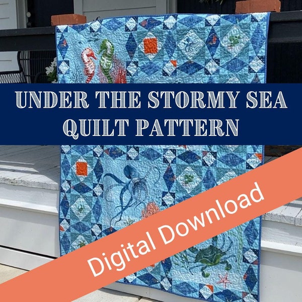 Ocean Quilt Pattern - Etsy
