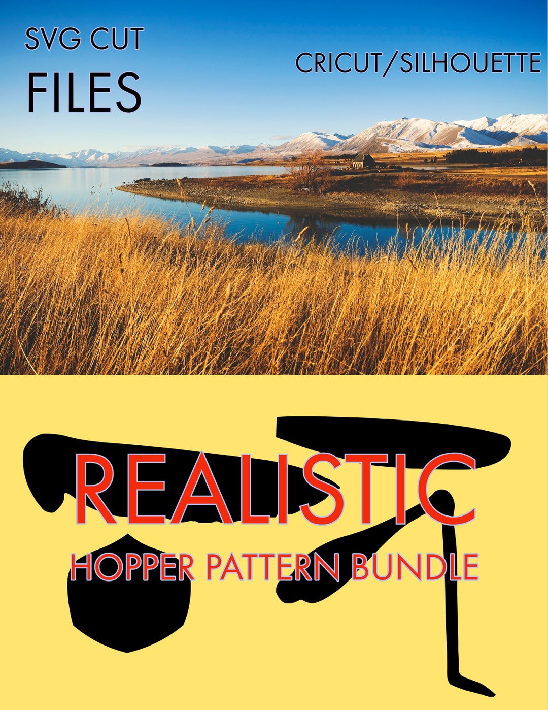 Realistic Hopper Foam Bundle SVG Cut File for Fly Fishing and Fly Tying ...