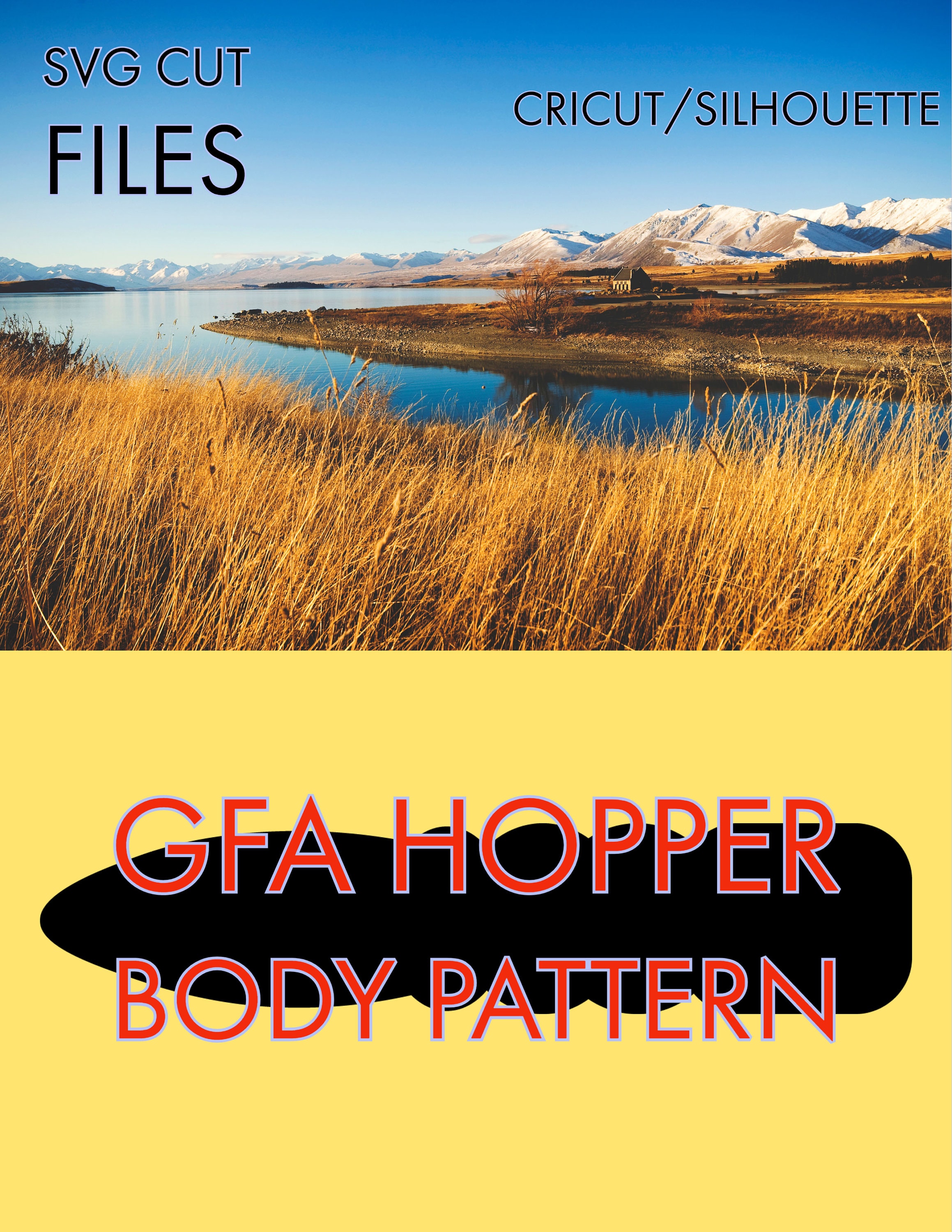 GFA Hopper Body SVG Cut File for Fly Fishing and Fly Tying - Cricut ...