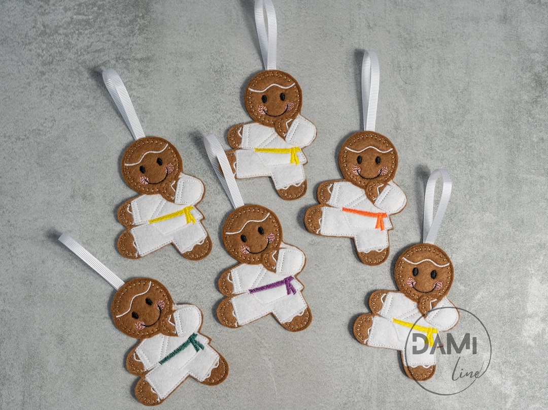 Karate, Jiujitsu, Judo Gingerbread Man, Sports Gift, Gift for Kids ...