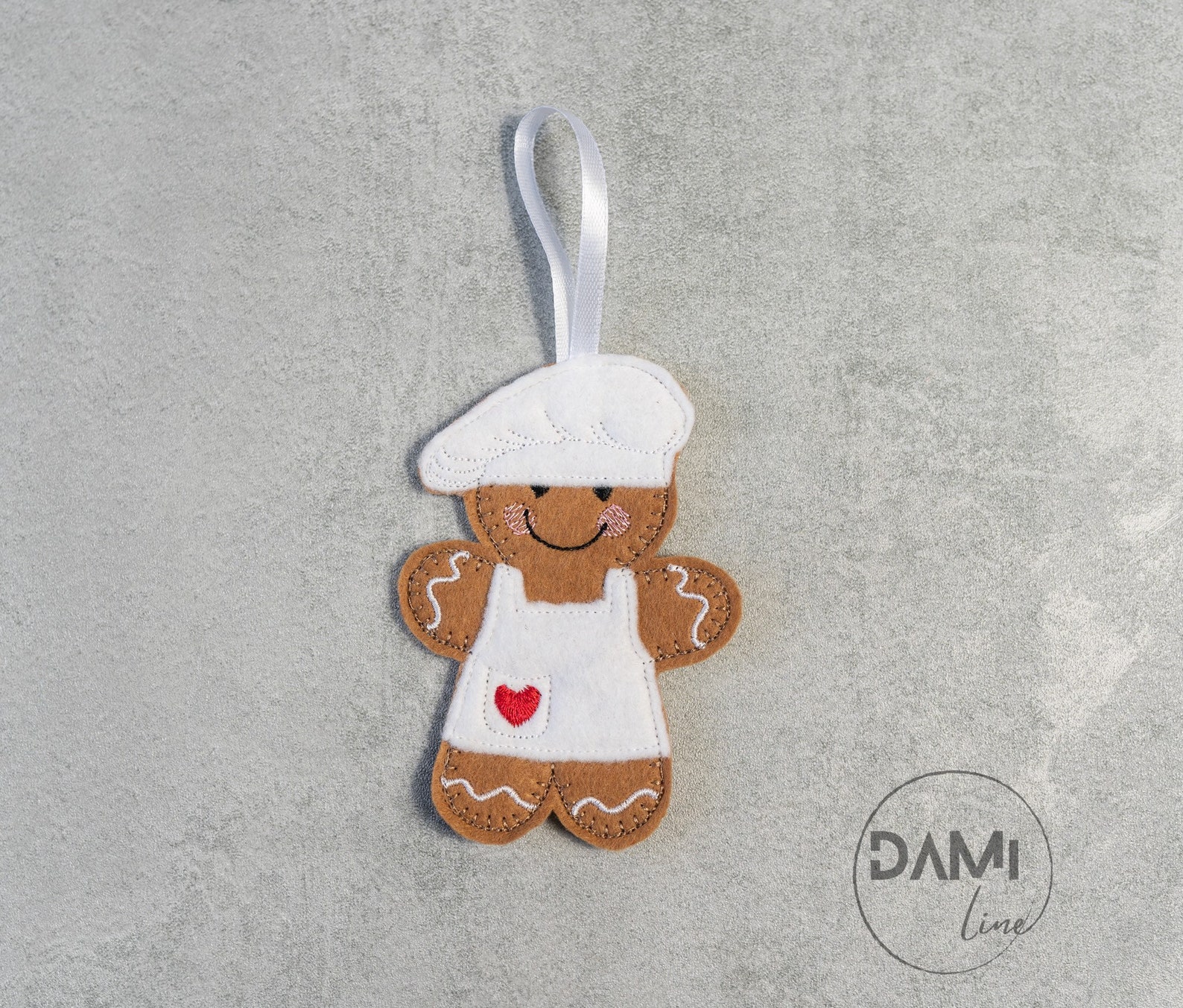 Chef Gingerbread man Christmas tree personalised decoration - Etsy Italia