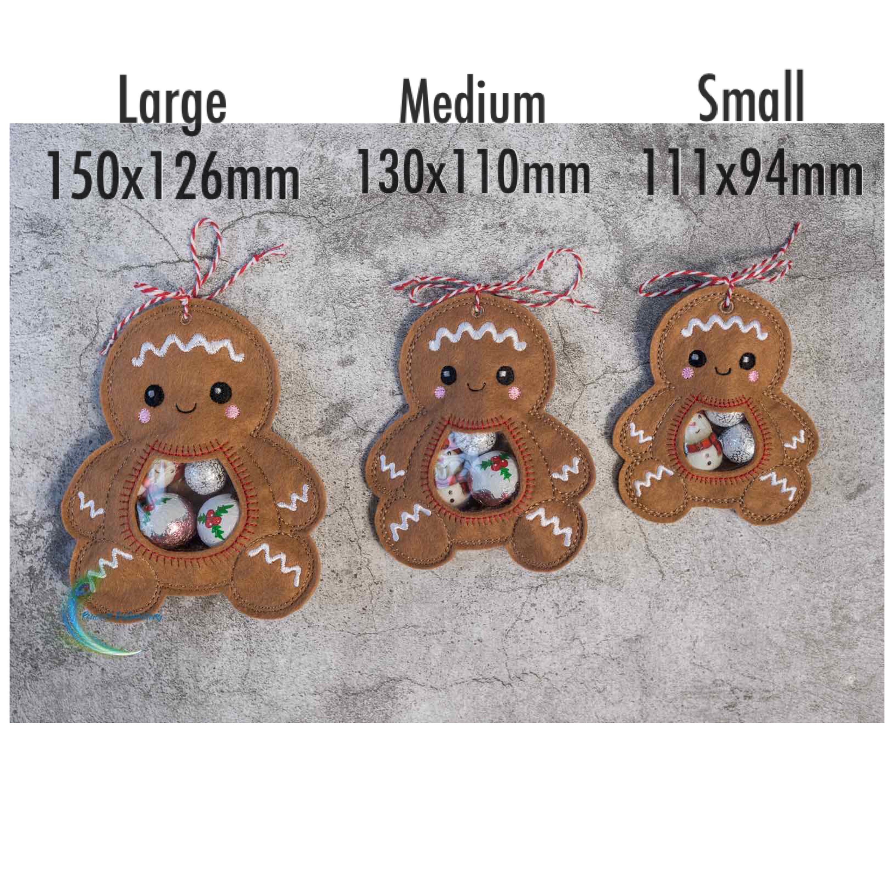 Gingerbread Man Treat Bag Gift Bag Favour Stocking | Etsy