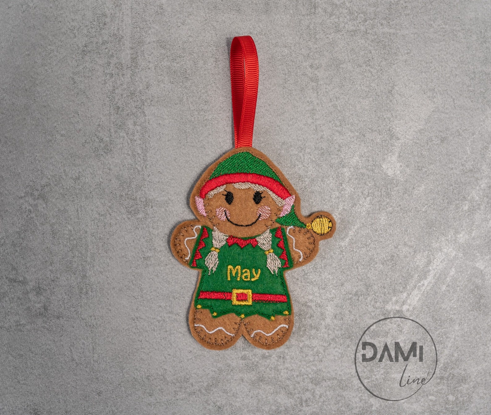 Elf Gingerbread Man Christmas Tree Decorations, Christmas Ornaments ...