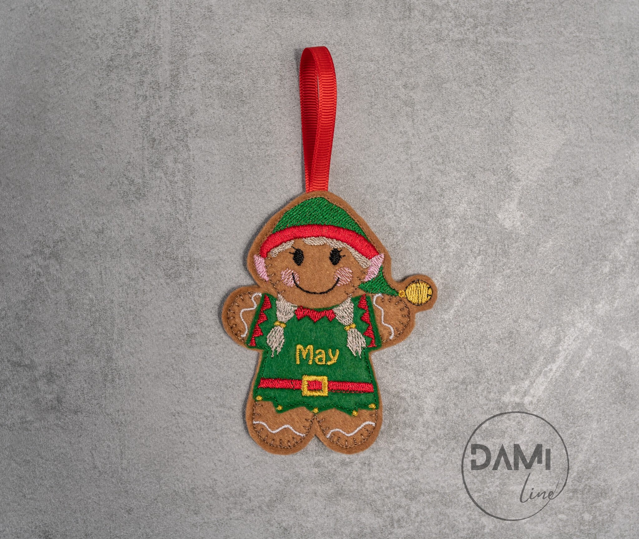 Elf Gingerbread Man Christmas Tree Decorations, Christmas Ornaments ...