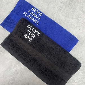 Personalised Embroidered Funny Gift, Secret Santa Gift, Rude Present ...