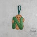 Letter Gingerbread Man Handmade Christmas Hanging - Etsy