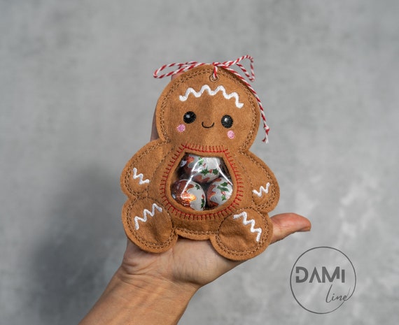 Gingerbread Man Treat Bag Gift Bag Favour Stocking - Etsy