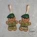 Military Gingerbread Man Christmas Decoration, Green Beret Army ...
