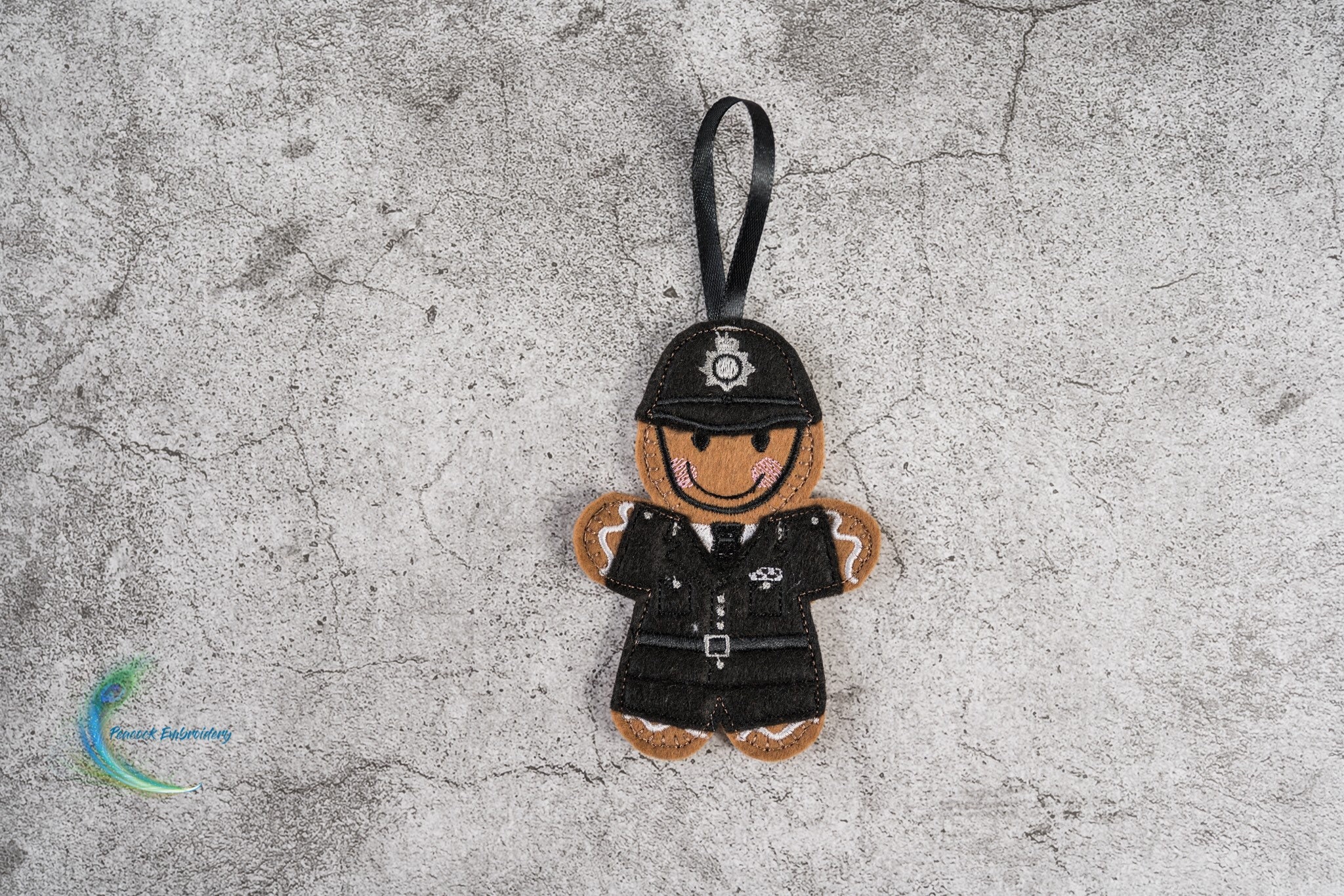 Police Gingerbread Policeman or policewoman Christmas | Etsy