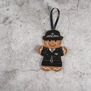 Police Gingerbread Policeman or policewoman Christmas | Etsy
