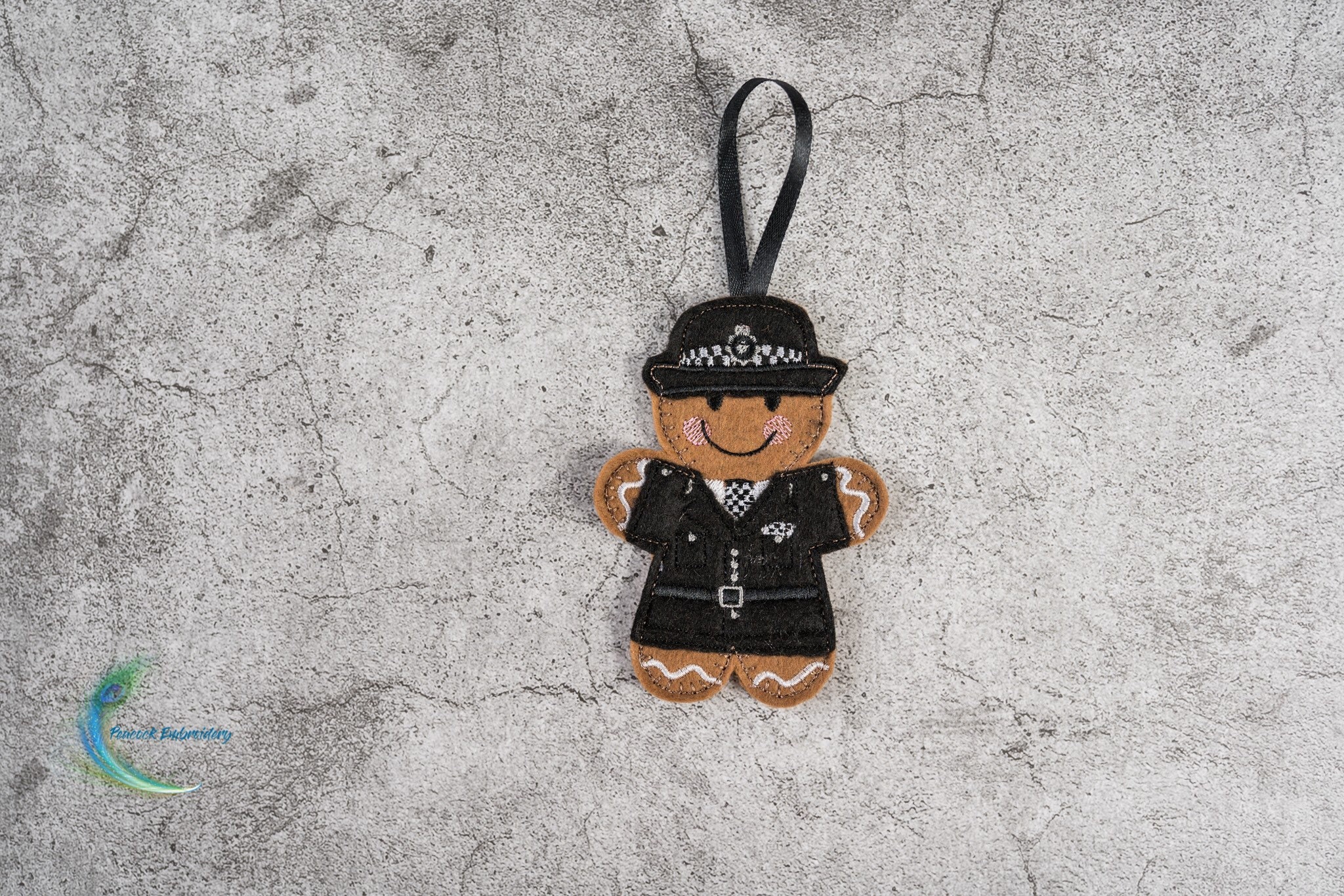 Police Gingerbread Policeman or policewoman Christmas | Etsy