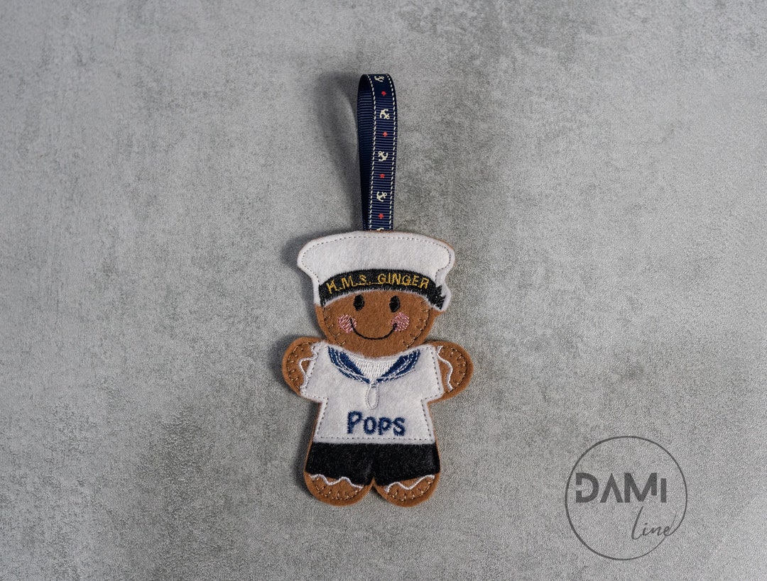 Sailor Gingerbread Man Christmas Tree Decoration, Graduation Gifts ...