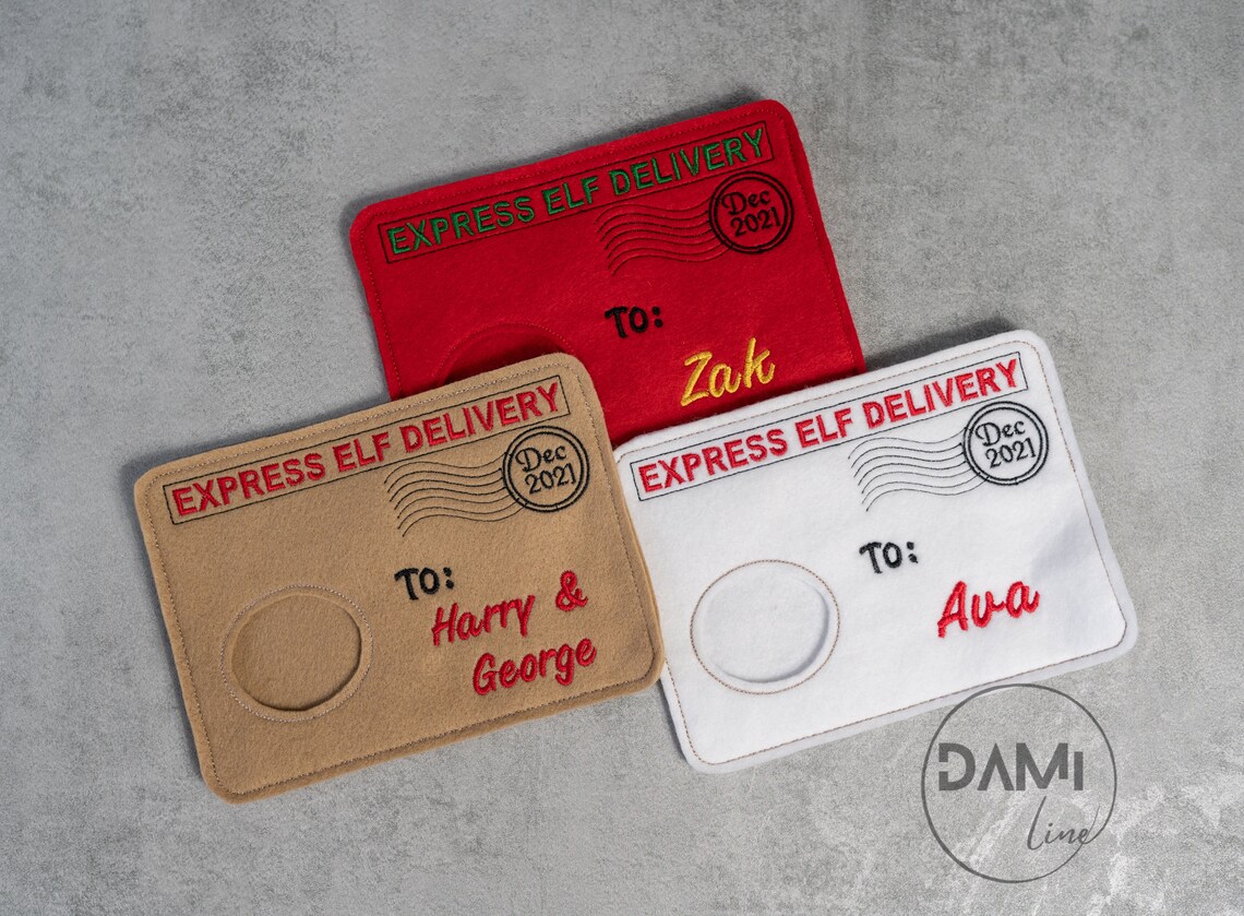 Personalised Elf Arrival Envelope or Elf Return: NORTH POLE | Etsy UK