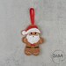 Sailor Gingerbread Man Christmas Tree Decoration, Graduation Gifts ...