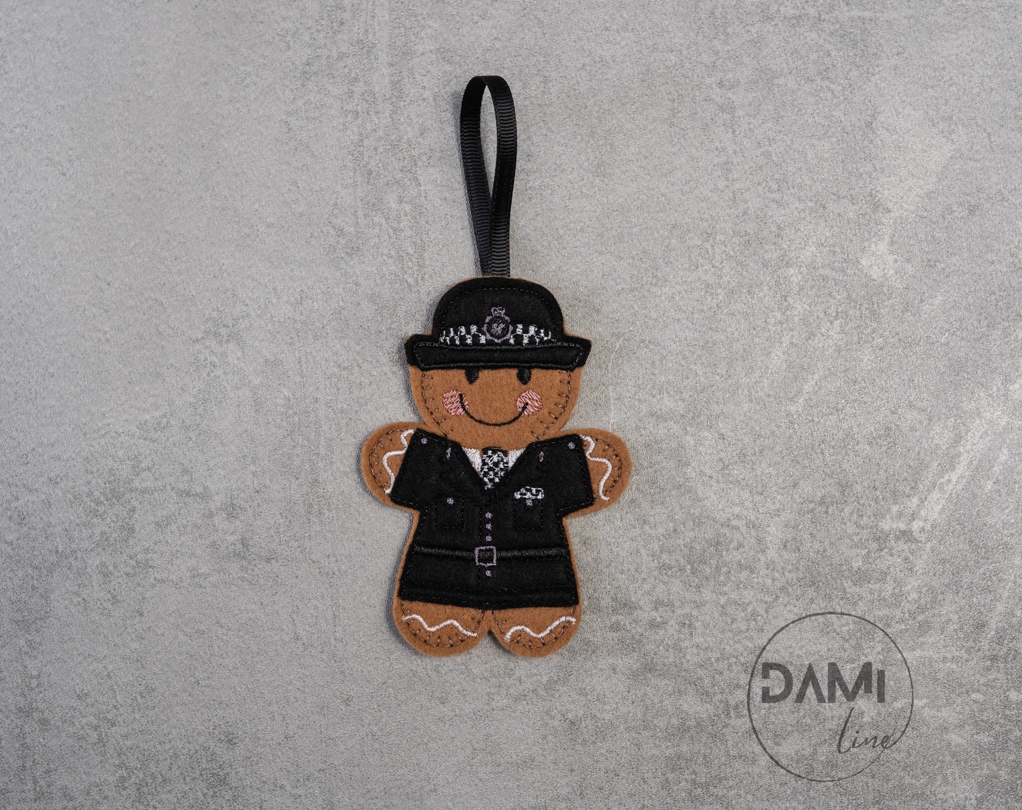 Police Gingerbread, Policeman or Policewoman Christmas Decoration ...