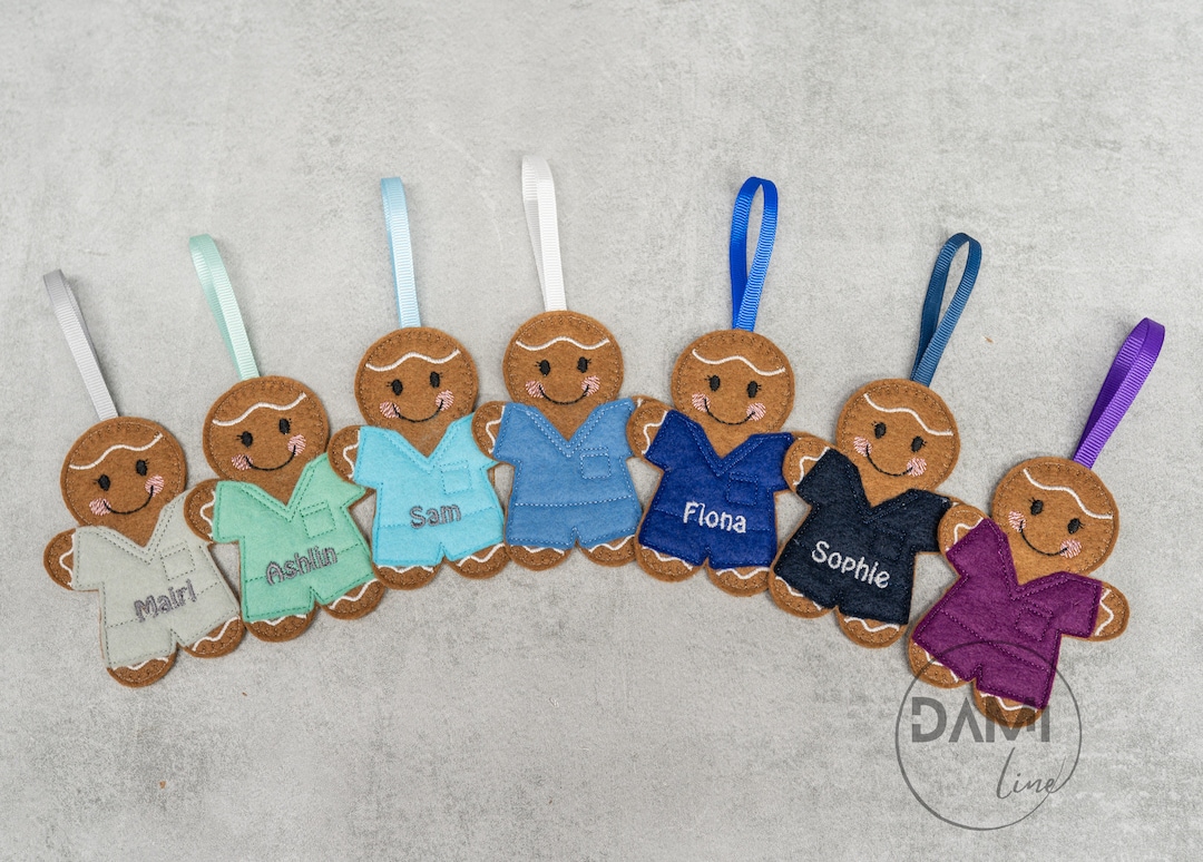 Nurse Gingerbread Man, Doctor Gingerbread Man, Healthcare Worker ...