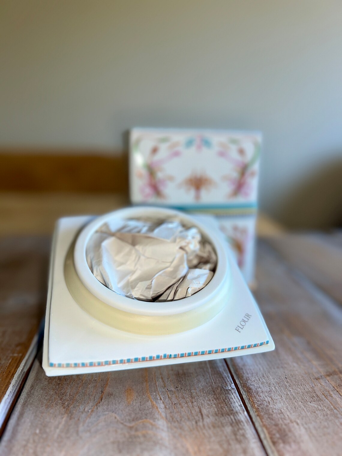 Vntg Lenox Village Collection Flour Canister - Etsy