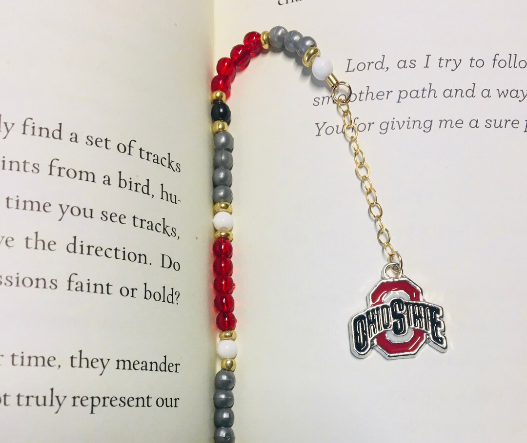 BOOKMARKS – USA - OSU Football - Ohio State Buckeyes Silver Tone Charm ...