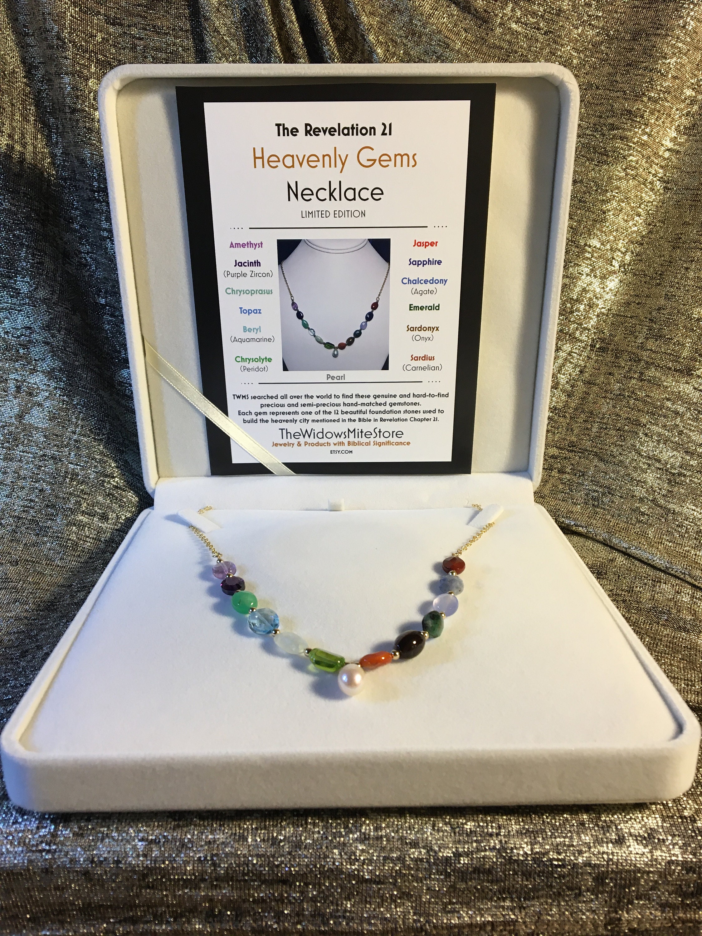 HEAVENLY GEMS the ORIGINAL 12 Gemstone Revelation 21 New Jerusalem ...