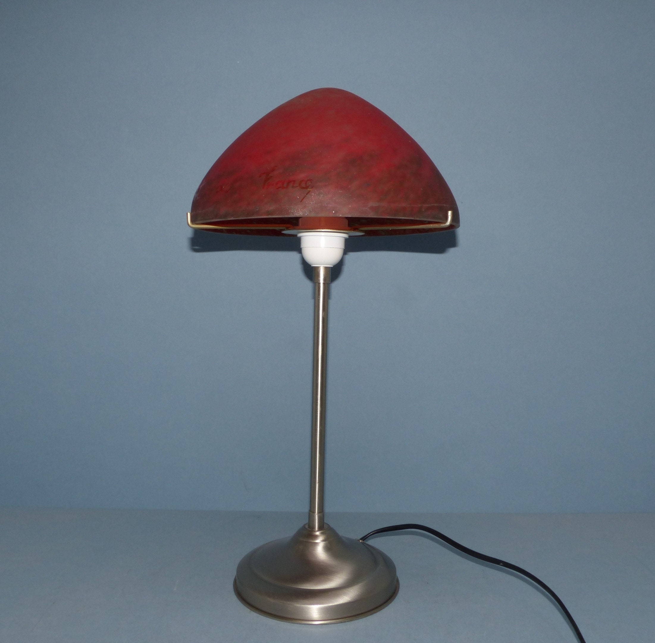 Beautiful French Table Lamp With an Art De France Shade This - Etsy