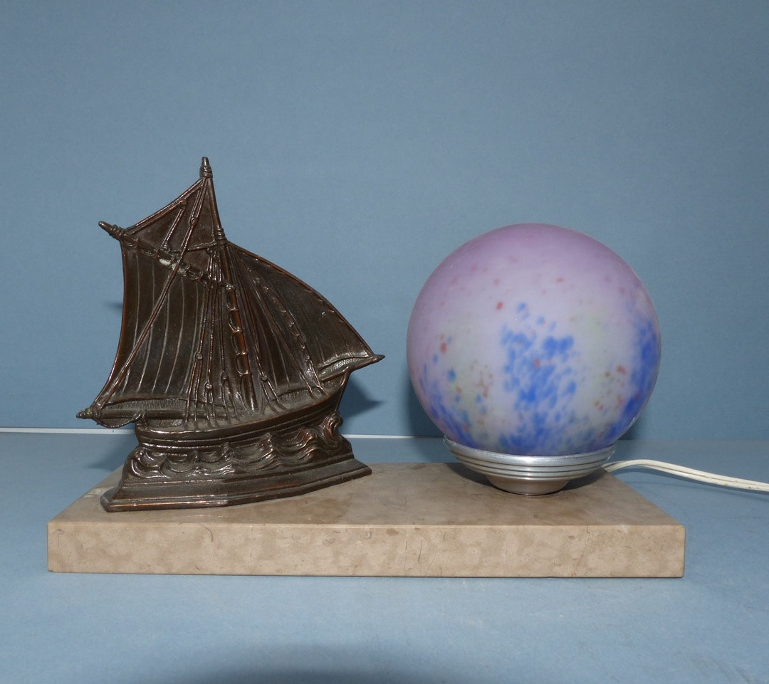 Art Deco Lighting Table Lamp Desk Lamp Lamps Light Light Boat Ship ...