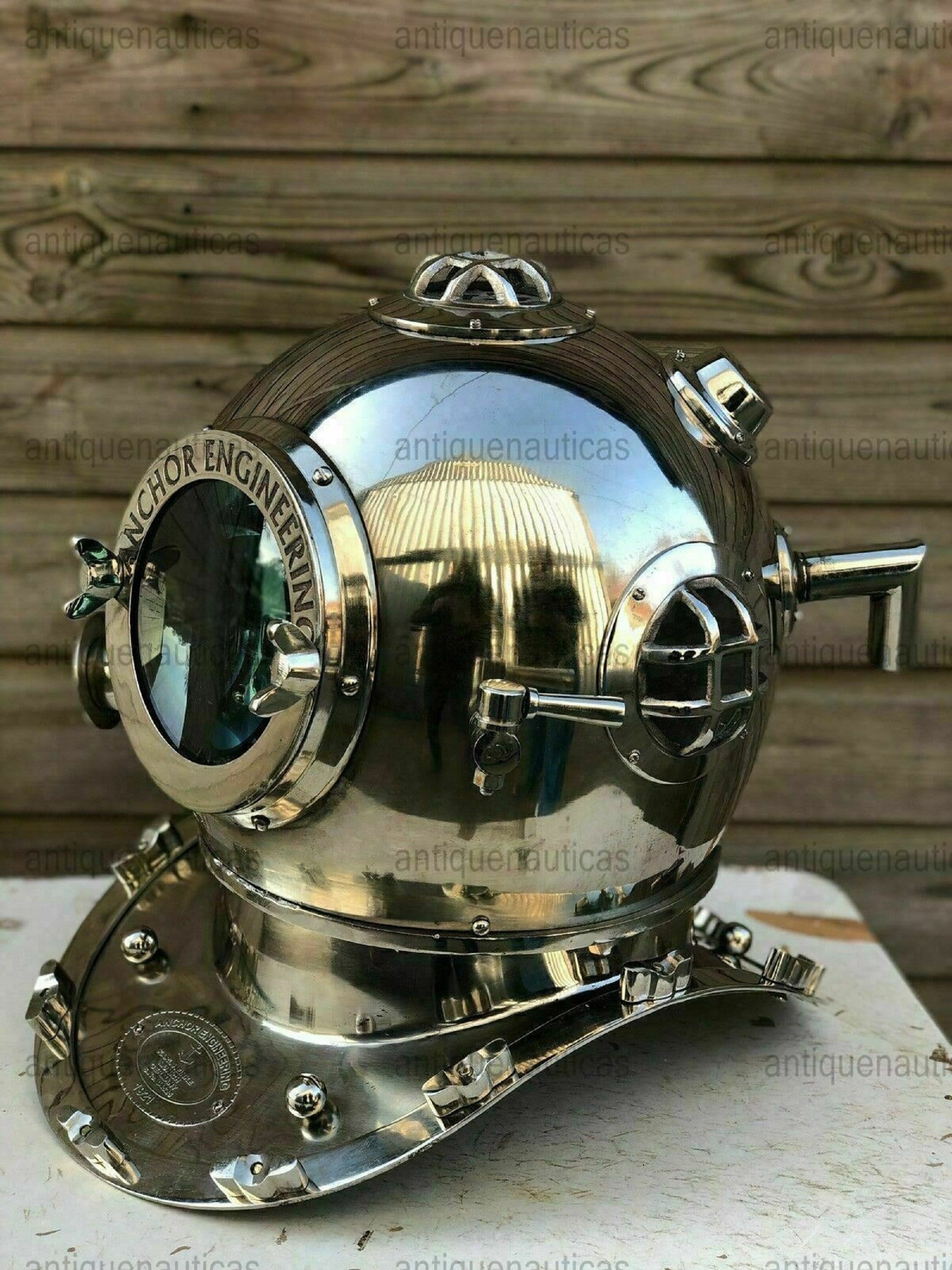 Handmade Diving Divers Helmet Deep Sea Anchor Engineering 1921 - Etsy ...