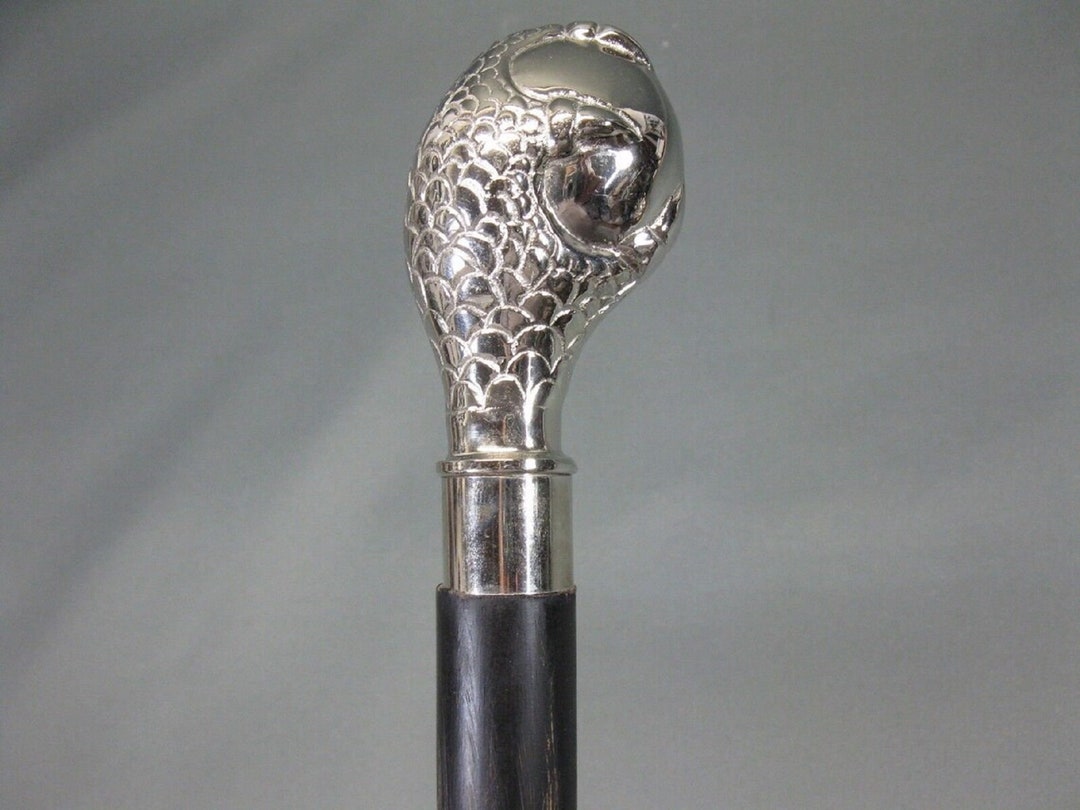 Handmade Walking Stick Shaft Shabby Gothic Walking Stick Claw Stick ...