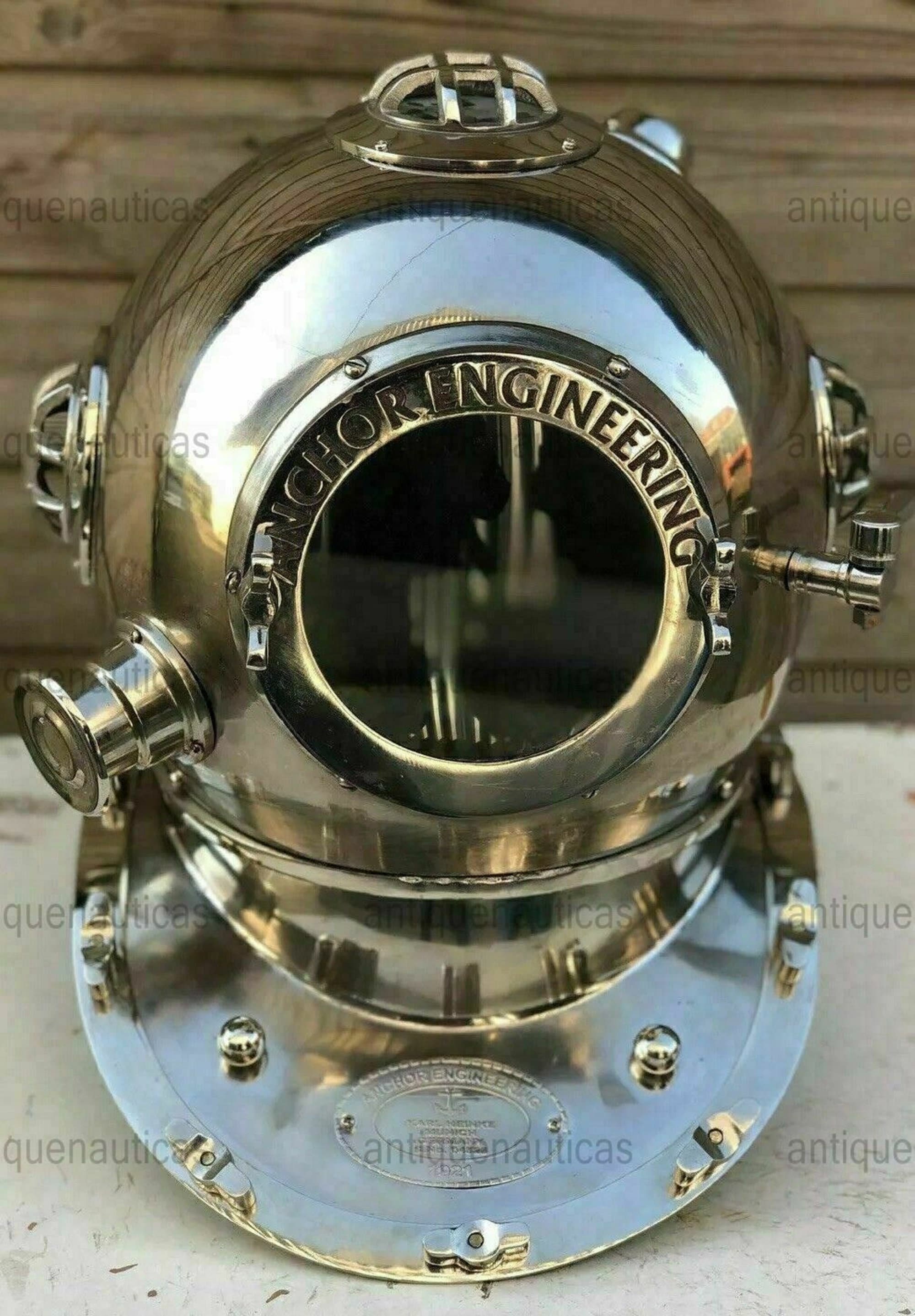 Handmade Diving Divers Helmet Deep Sea Anchor Engineering 1921 - Etsy ...