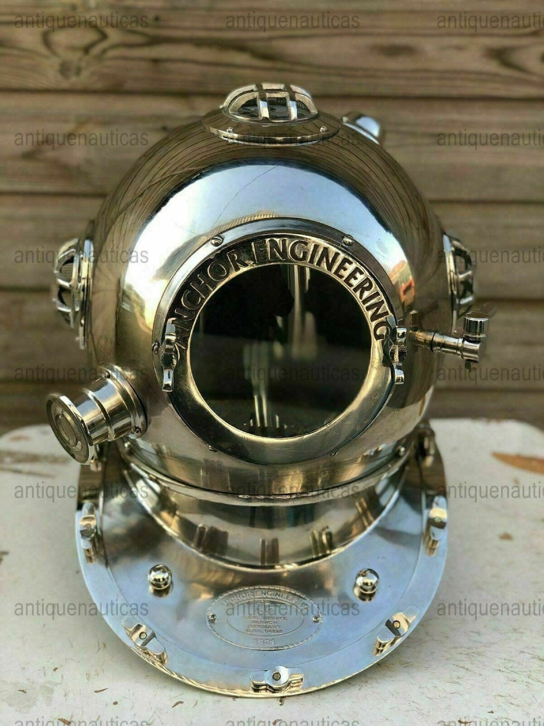 Handmade Diving Divers Helmet Deep Sea Anchor Engineering 1921 - Etsy ...