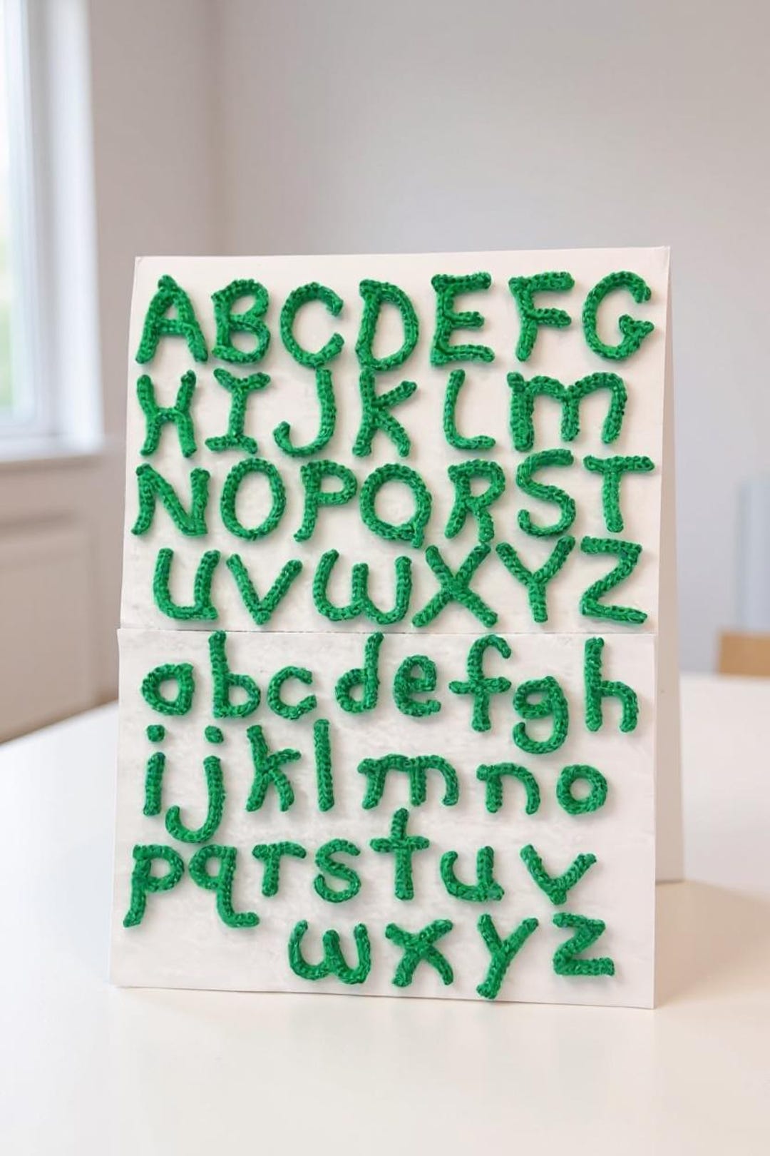 Alphabet 2-inch Letters/crocheted Easy Numbers/abc's /small Knitted ...