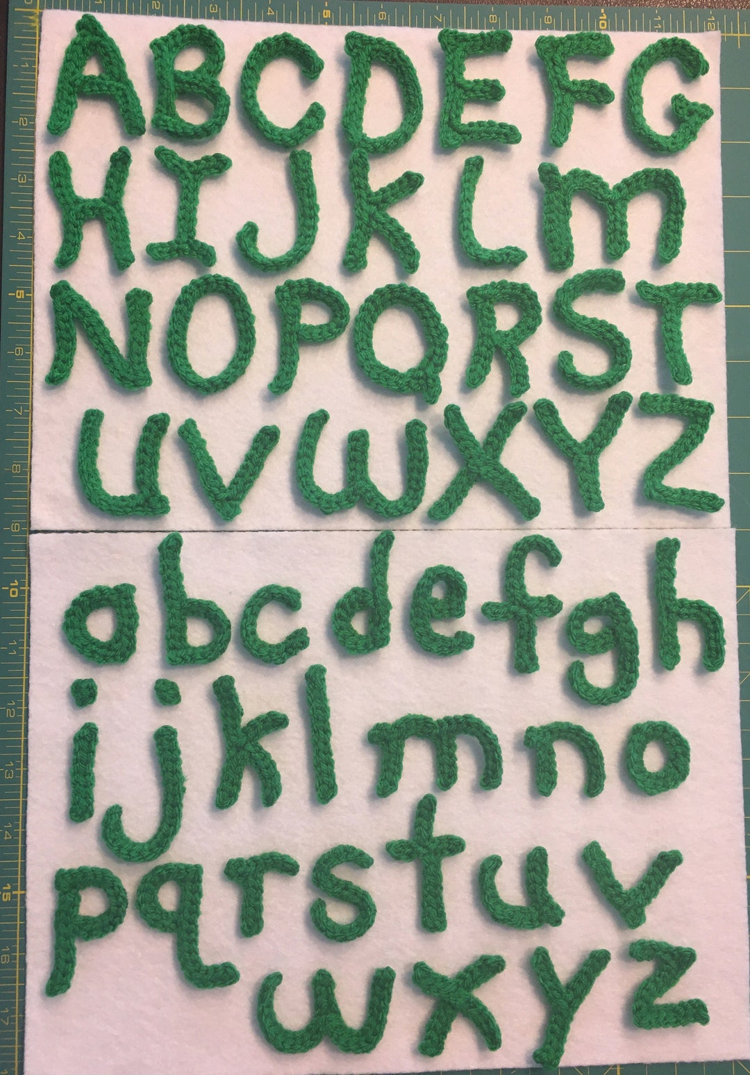 Alphabet 2-inch Letters/crocheted Easy Numbers/abc Decoration Numbers ...