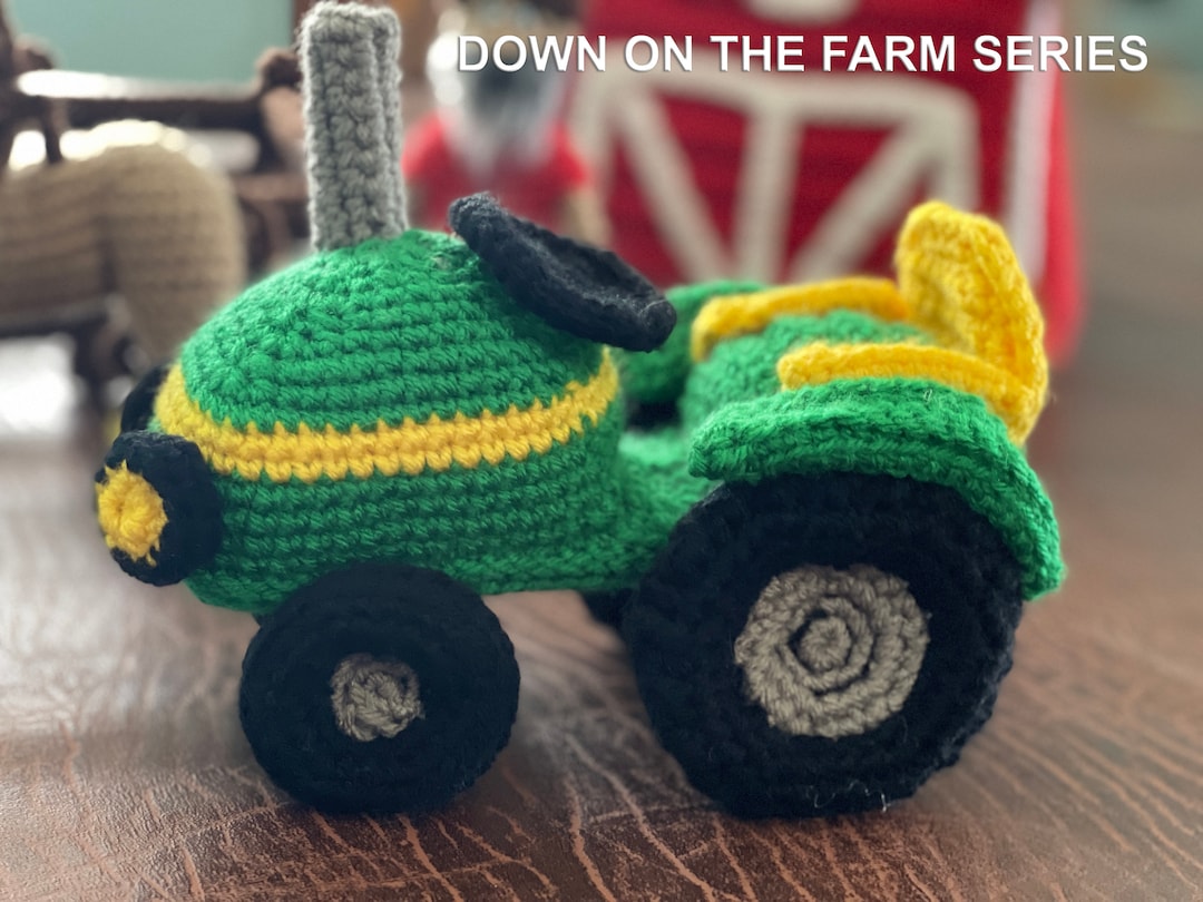 Tractor Crochet Pattern/farm Mower Tractor/3d Barn Tractor/amigurumi ...