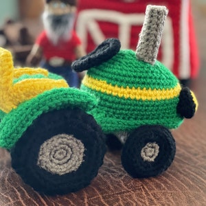 Tractor Crochet Pattern/farm Mower Tractor/3d Barn Tractor/amigurumi ...