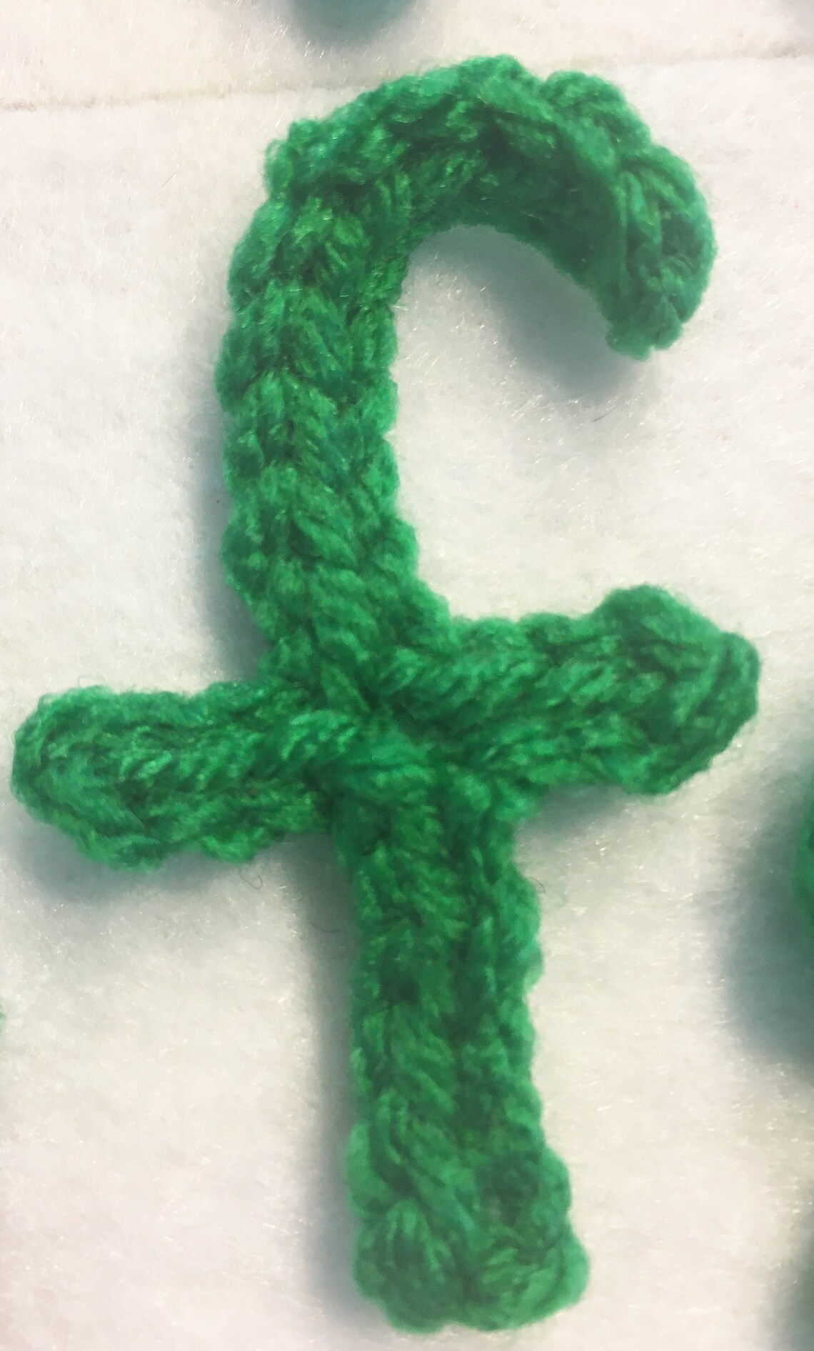 Alphabet 2-inch Letters/crocheted Easy Numbers/abc's /small Knitted ...