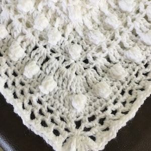 King Size Afghan/crochet Blanket/seamless Cable Bedroom/beautiful ...