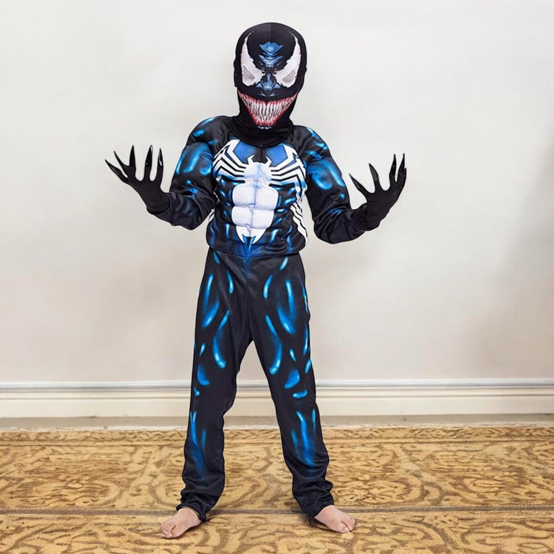 Venom Halloween Costume for Kids Venom Bodysuit Halloween Cosplay Venom ...