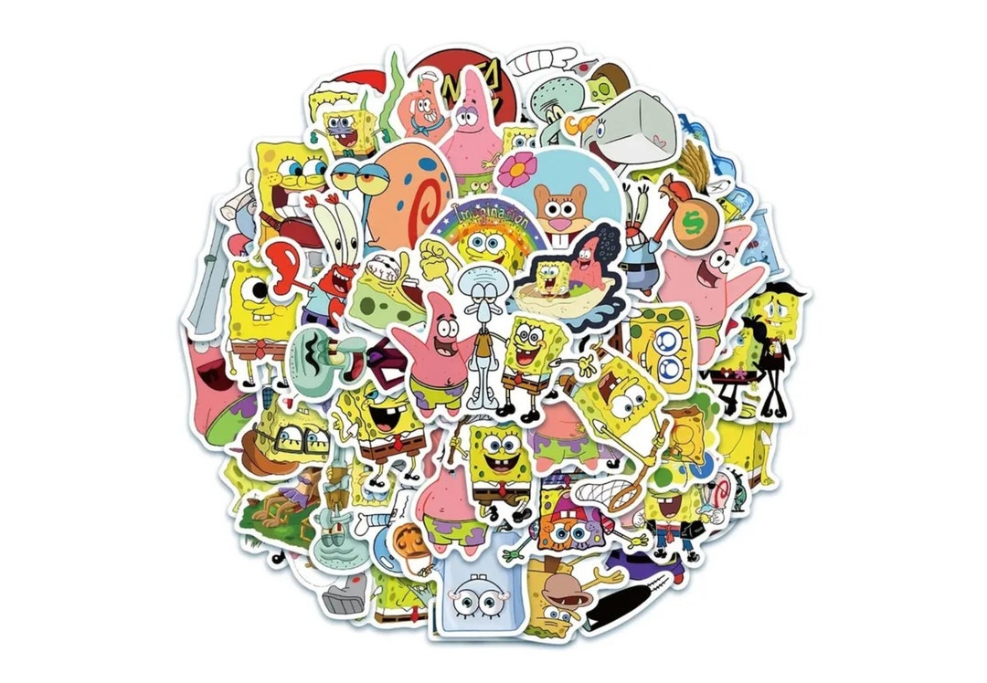 Stickers / Spongebob Squarepants / Raincoats / Stationery / - Etsy