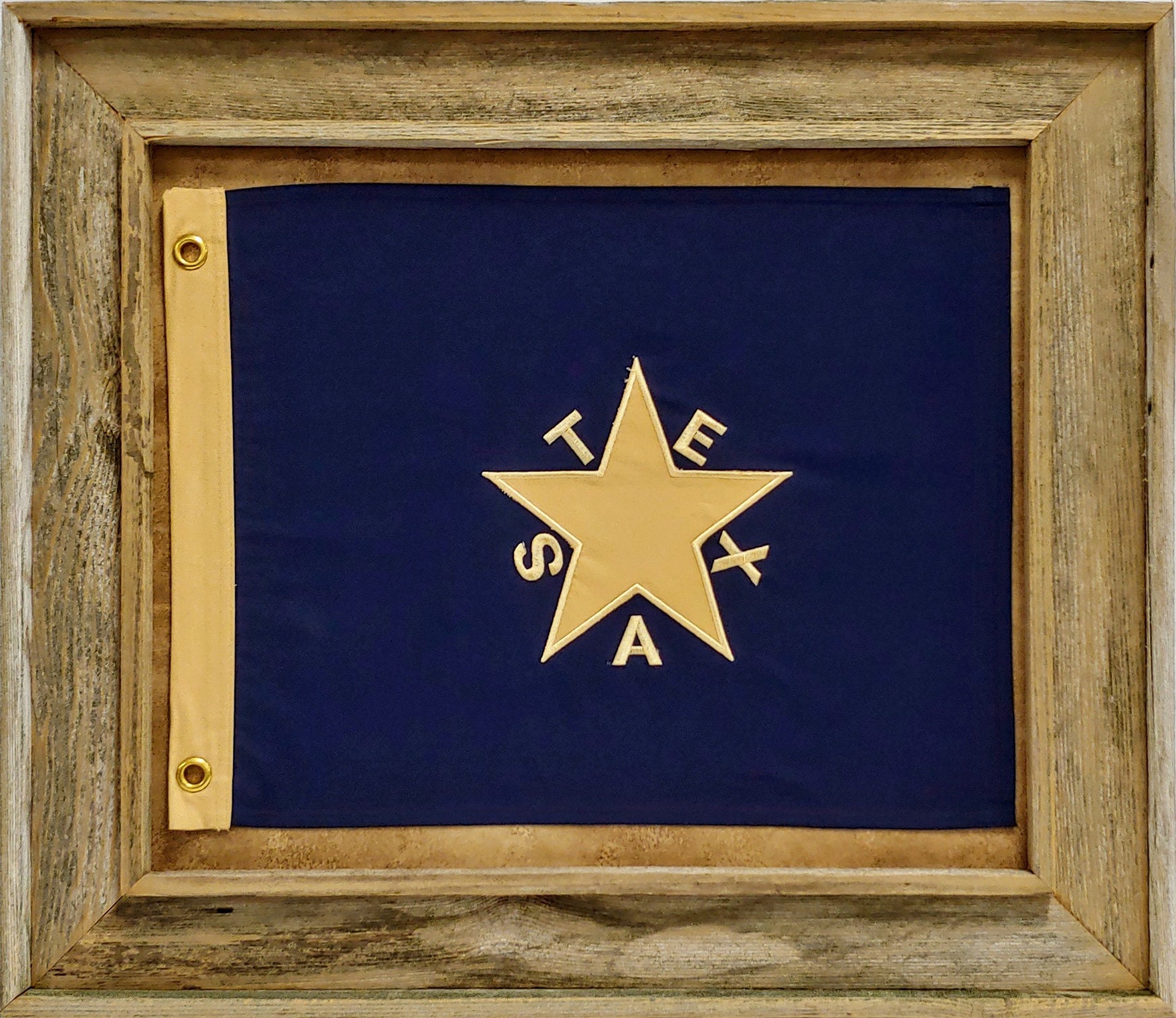 De Zavala Flag Blue Texas First Republic of Texas Antique - Etsy