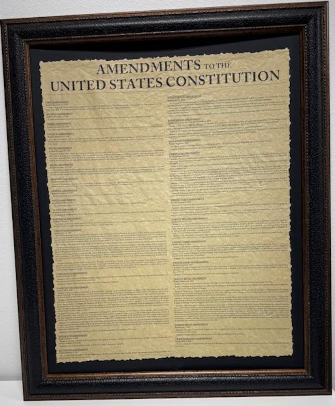Historical Documents, Amendments to the United States Constitution - Etsy