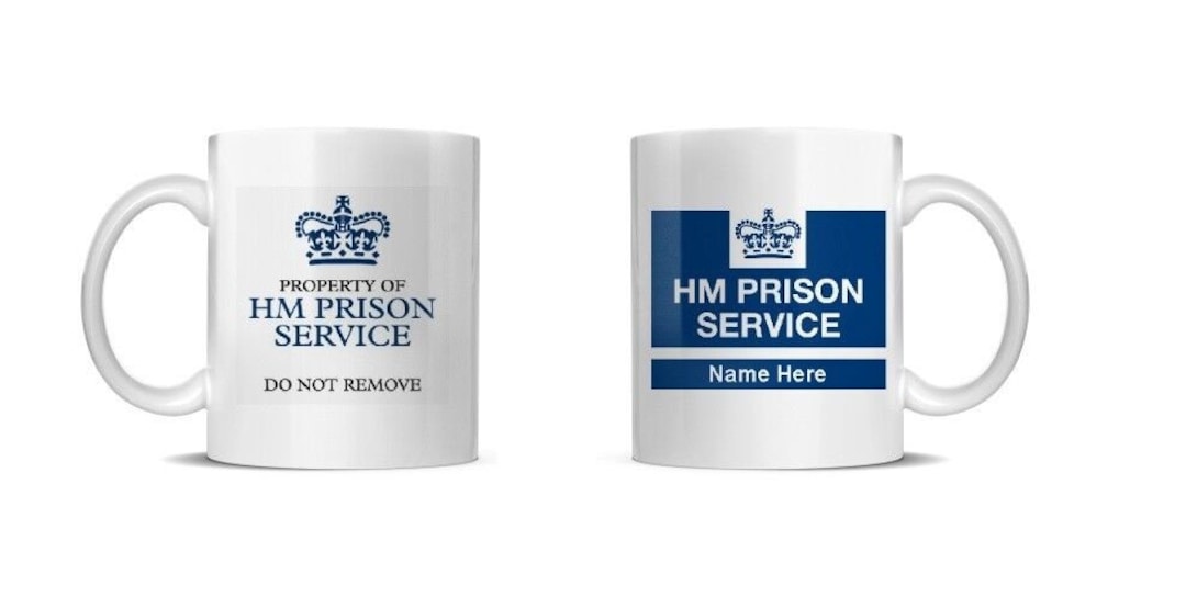 HM Prison Mug Custom Printed With Your Name Unique Unusual Gif - Etsy