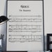 Grace Sheet Music Print the Dubliners Wall Decor Irish/ireland/lyric ...