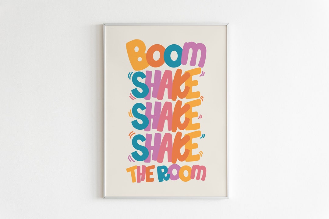 Boom Shake Shake Shake the Room Lyrics Print / DJ Jazzy Jeff & the ...