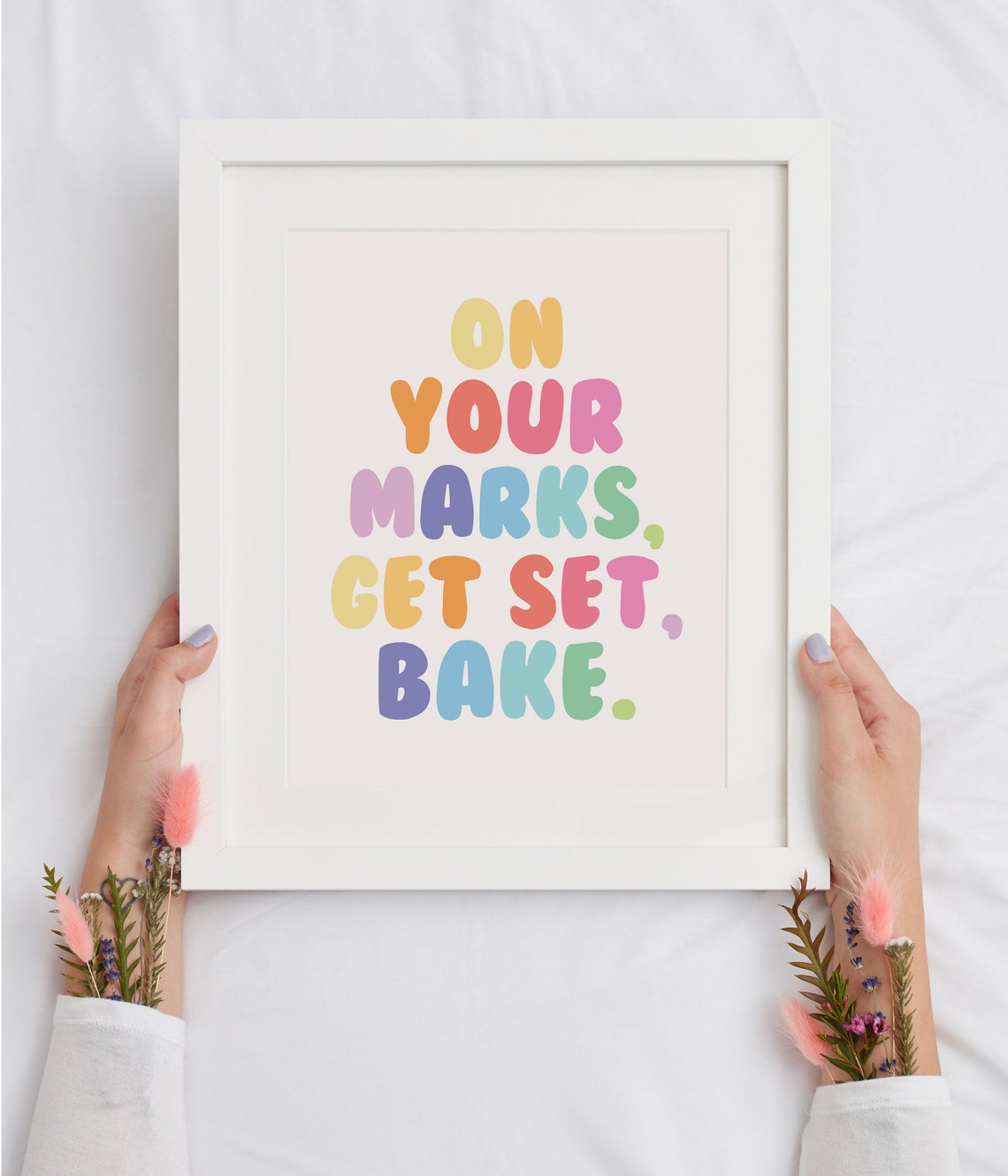 On Your Marks Get Set Bake DIGITAL Print Great British Bake off GBBO ...