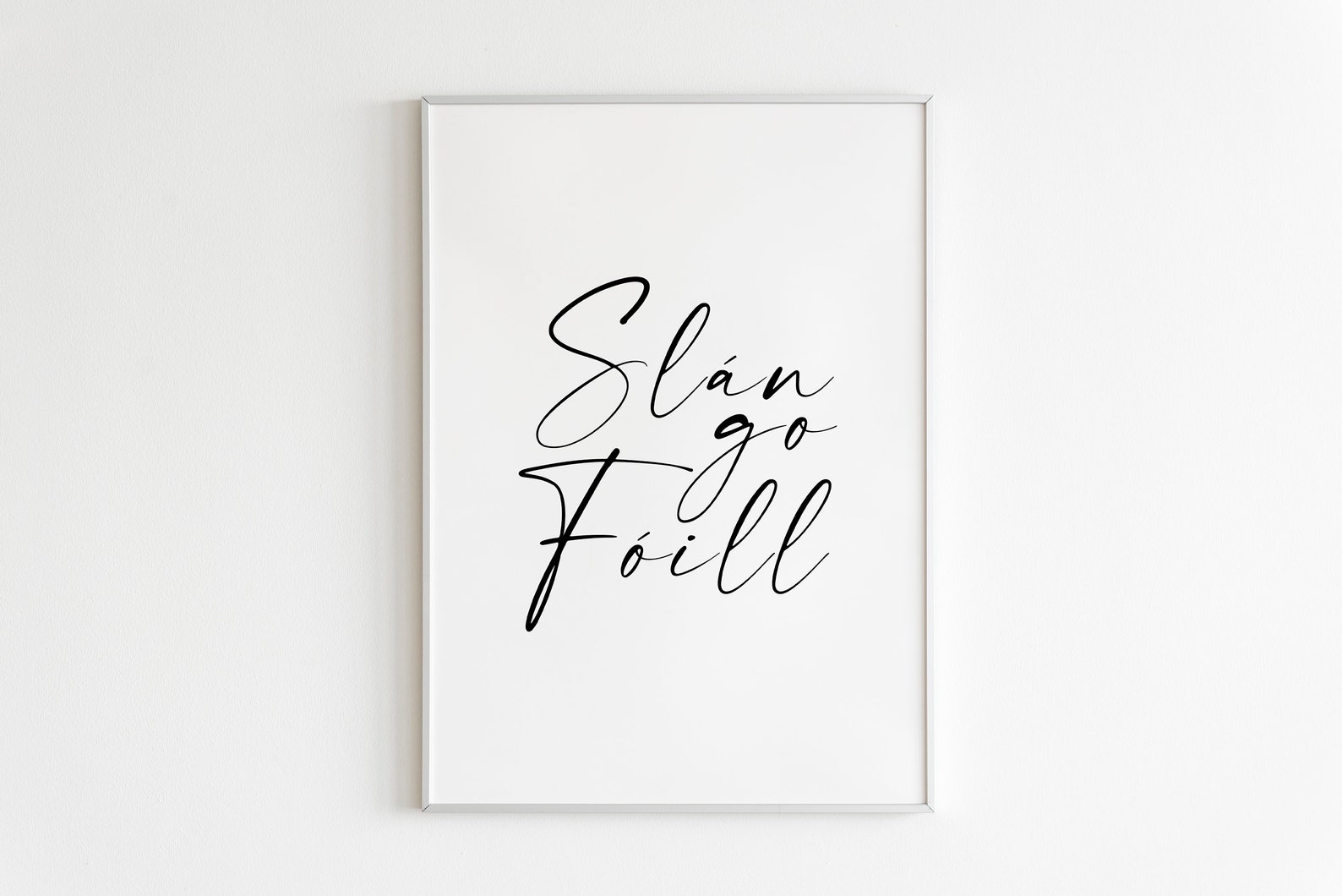 Slán Go Fóill Goodbye / Farewell for Now / Irish Language - Etsy UK