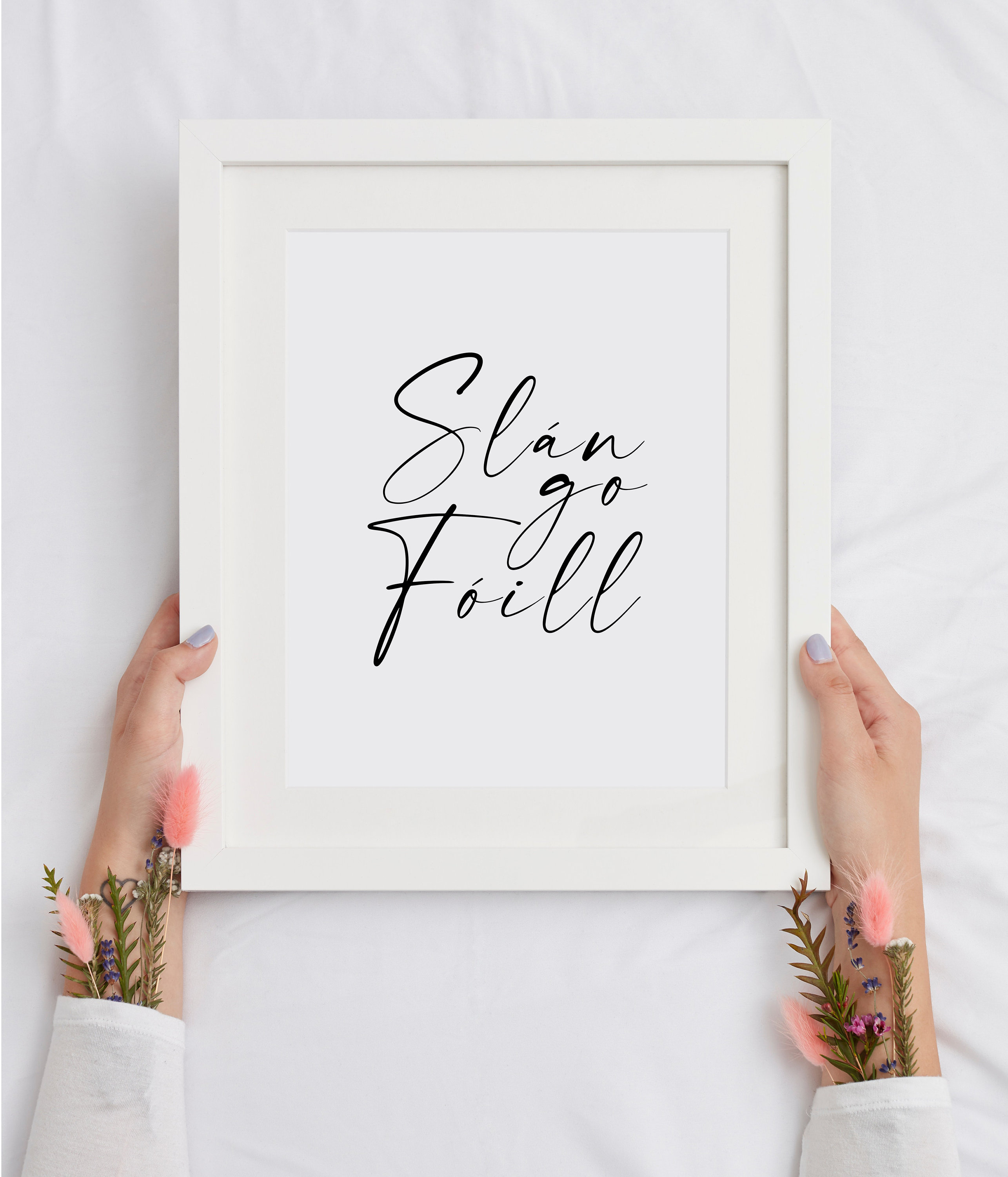 Slán Go Fóill Goodbye / Farewell for Now / Irish Language - Etsy UK