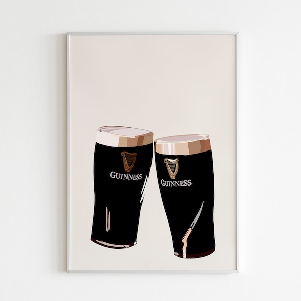 Guinness Wall Art - Etsy UK